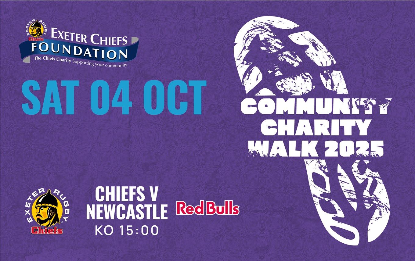 Exeter Chiefs Foundation announces 2025 Community Charity Walk